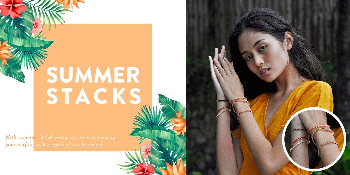 Summer Stacks☀🌊🌴 – Samapura Jewelry