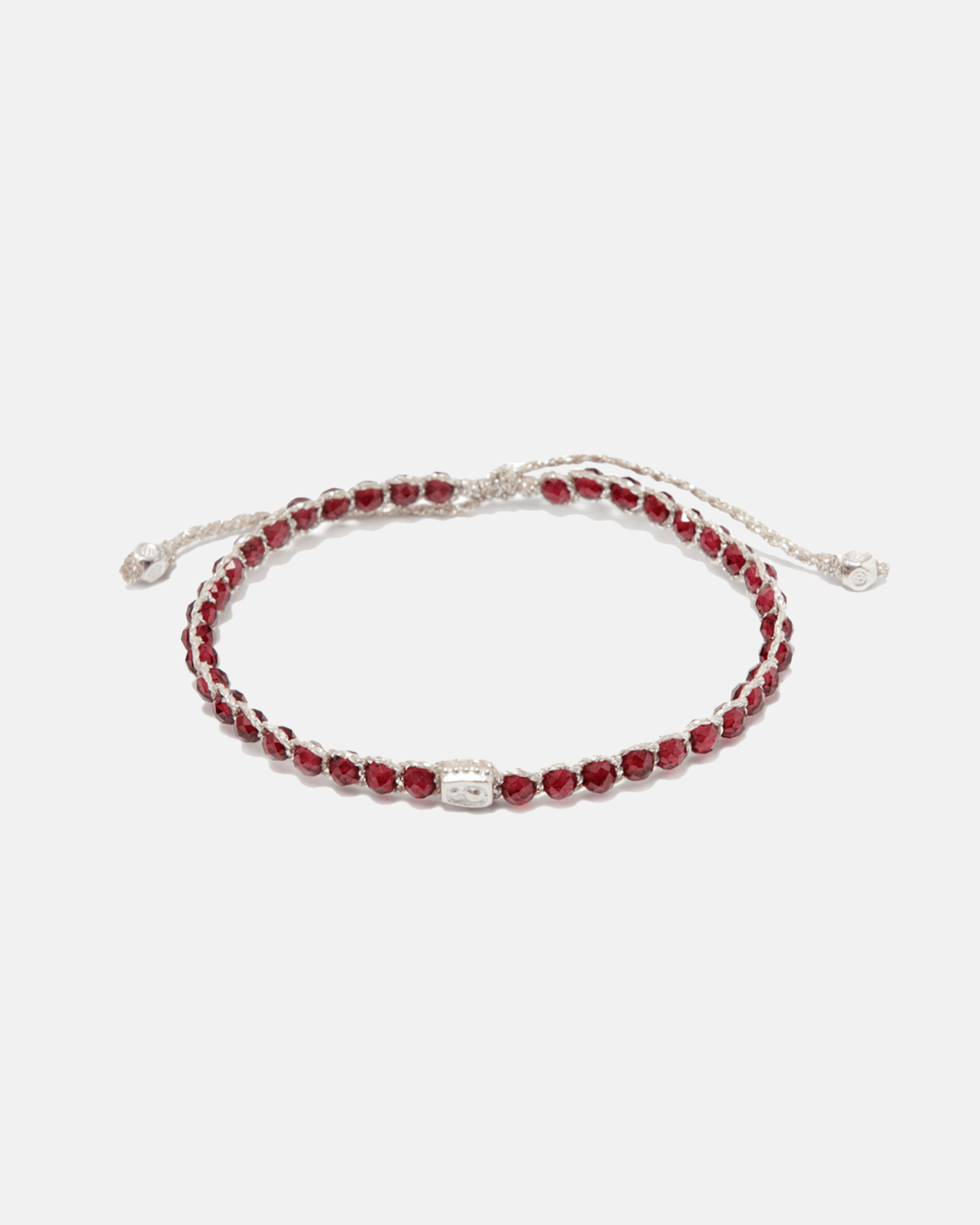 Exclusive RUBY | SILVER Yarn | gemstone bracelet – Samapura Jewelry